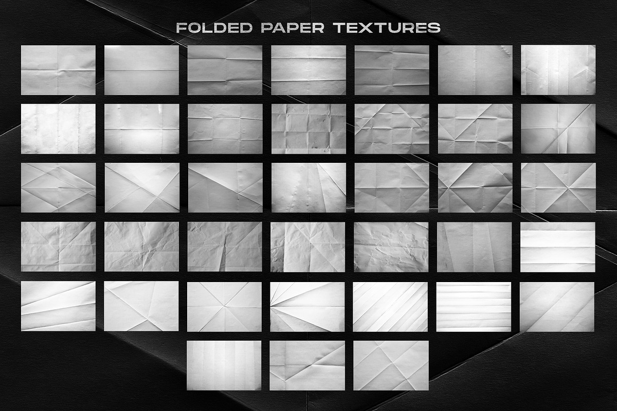 Folded paper textures
