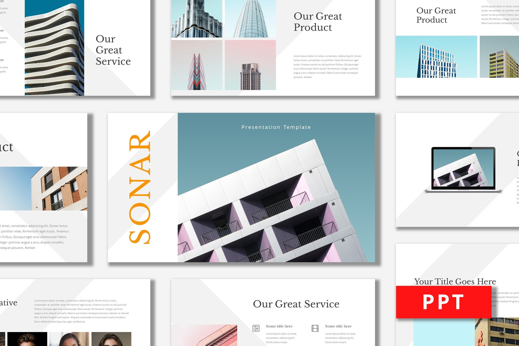 Sonar - Powerpoint Template, a Presentation Template by Tumbuh Kerja