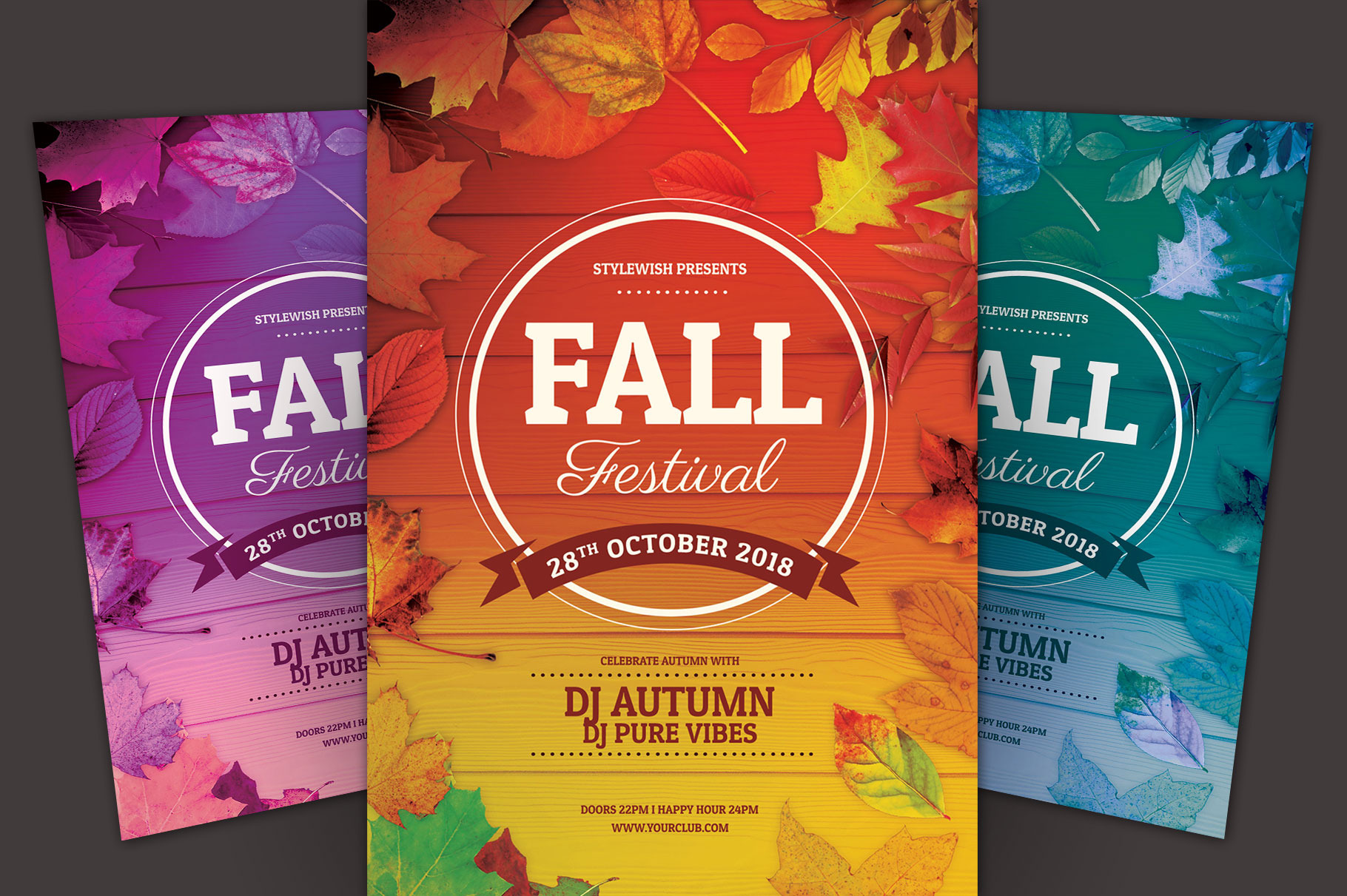 Fall Festival Flyer, a Flyer Template by styleWish