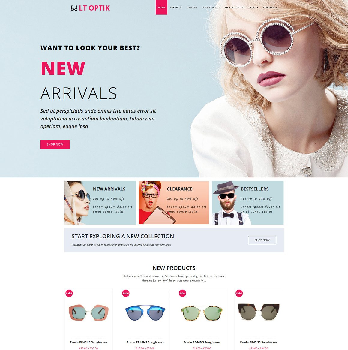 LT Optik - Glasses Joomla Template, a Websites & App Template by LTheme