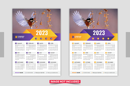 2023 Calendar design template | Creative Market