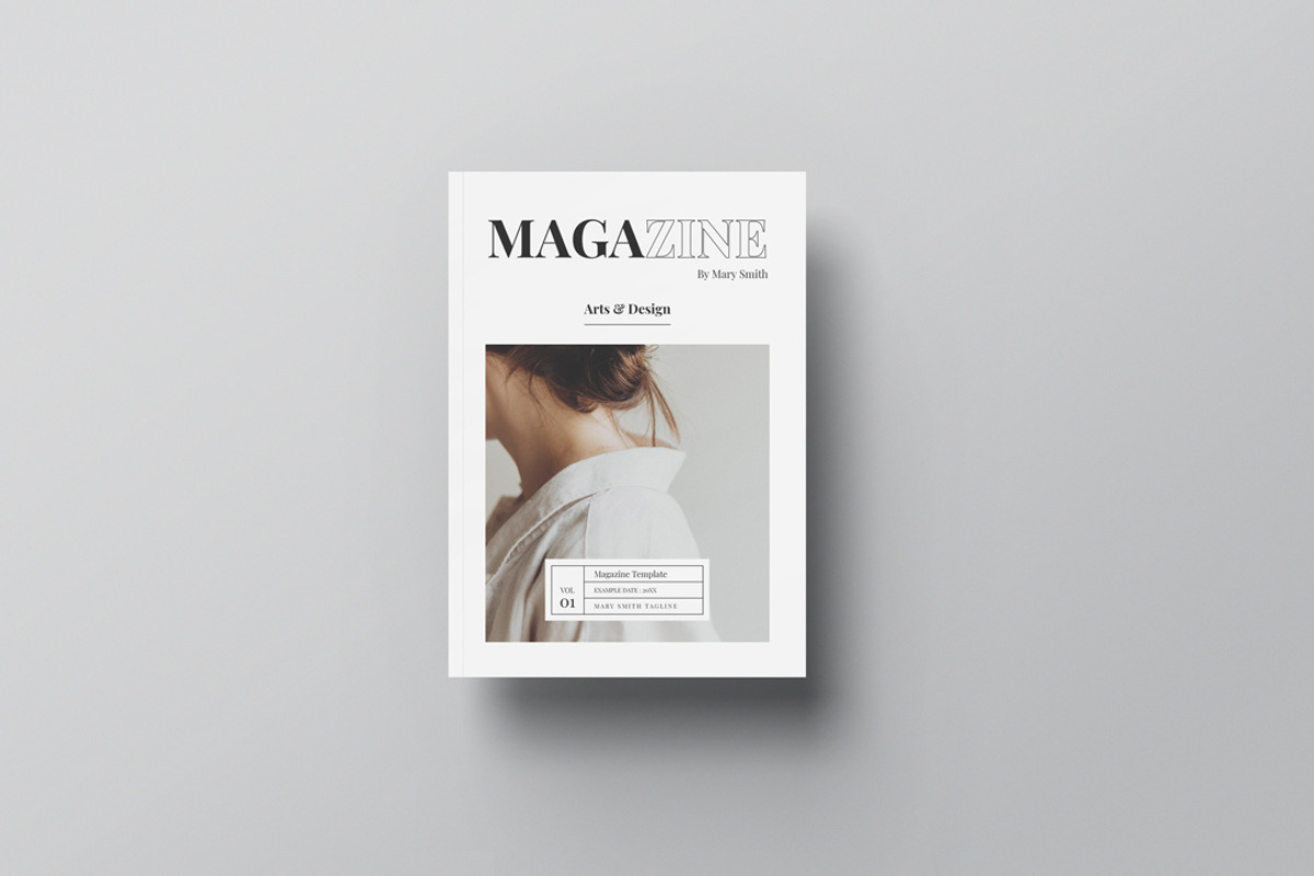 Modern Magazine Template, a Brochure Template by evgenystudio