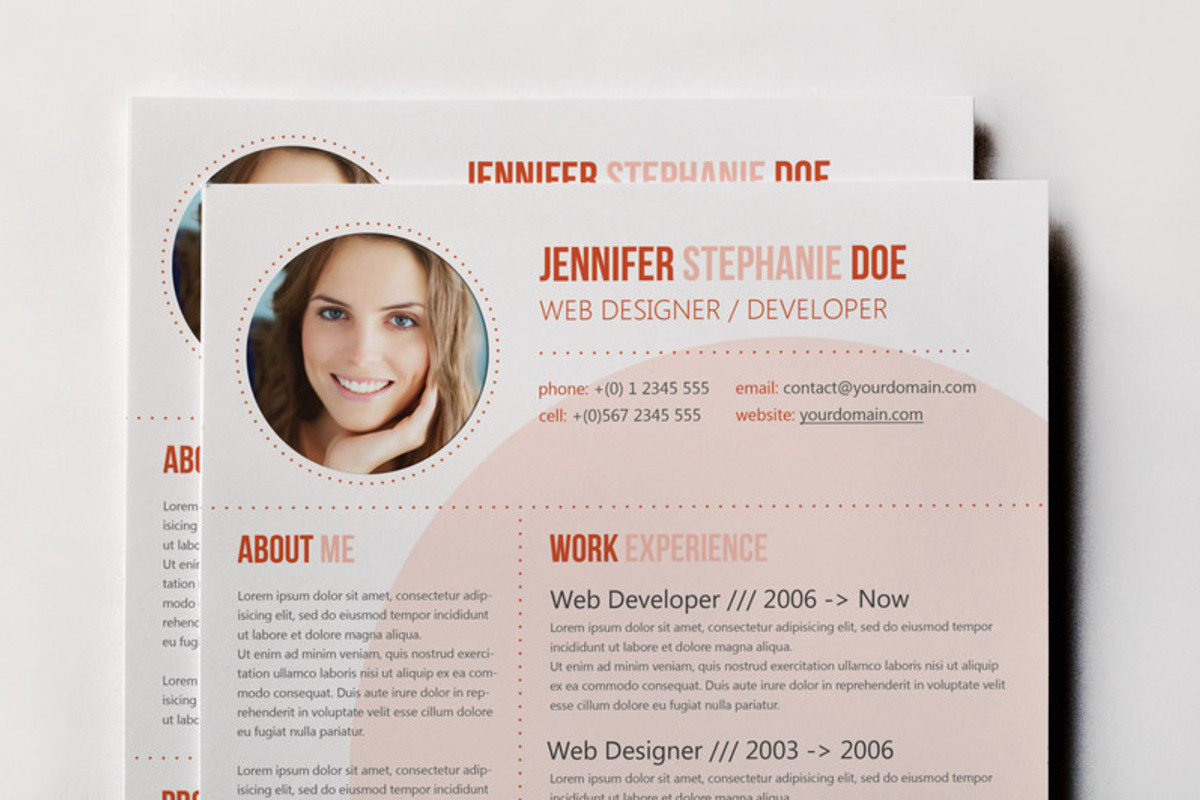 CV Template / 3 Colors, a Resume Template by Visual Impact