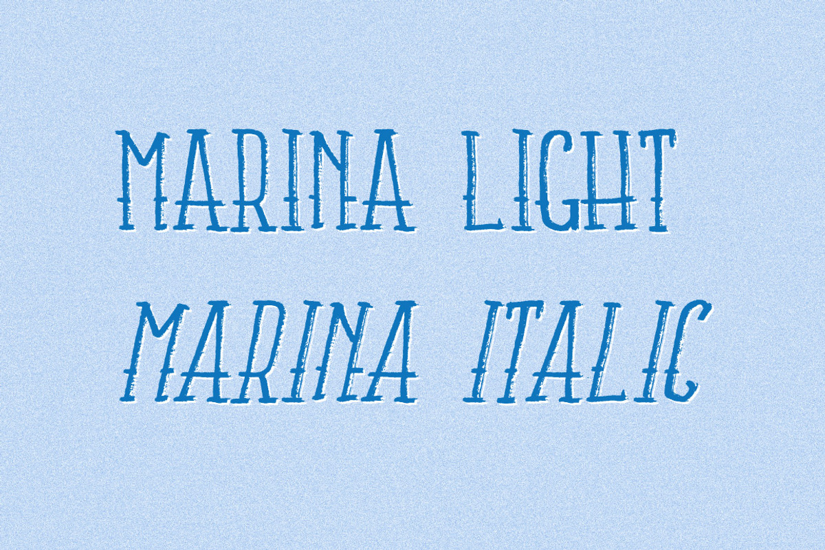 MARINA, a Serif Font by Pan Cabaj