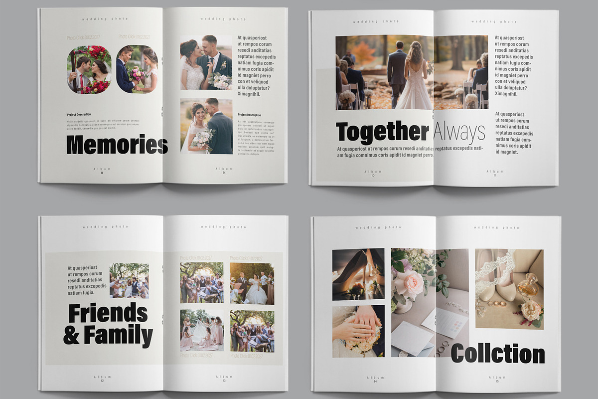 Wedding Photo Album Design