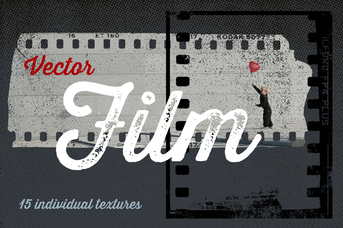 15 Vector Film Textures, a Texture Graphic by Offset