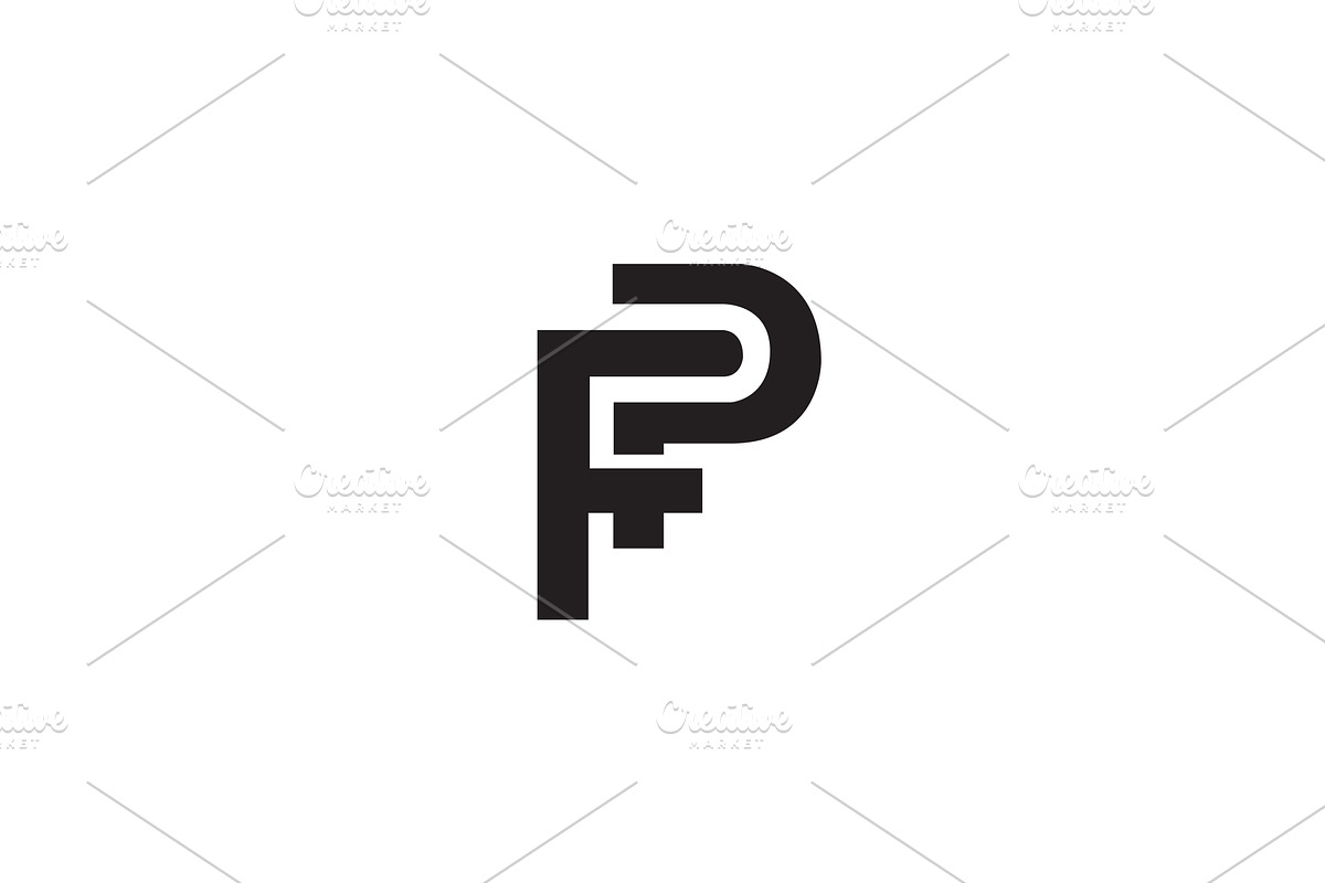 FP PF Logo, a Branding & Logo Template by Creative_Graphic