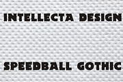 SpeedBall Gothic, a Font by Intellecta Design
