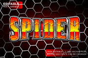 SUPERHERO SPIDER EDITABLE TEXT EFFECTS