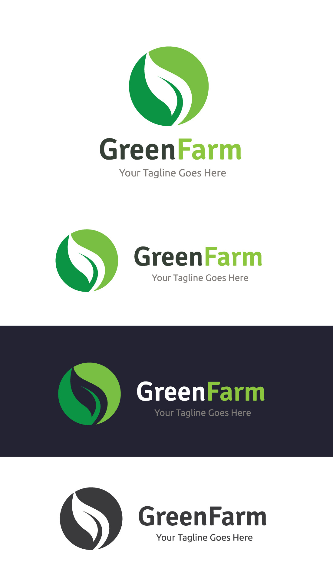 Green Farm Logo, a Branding & Logo Template by Vectorwins Premium Shop