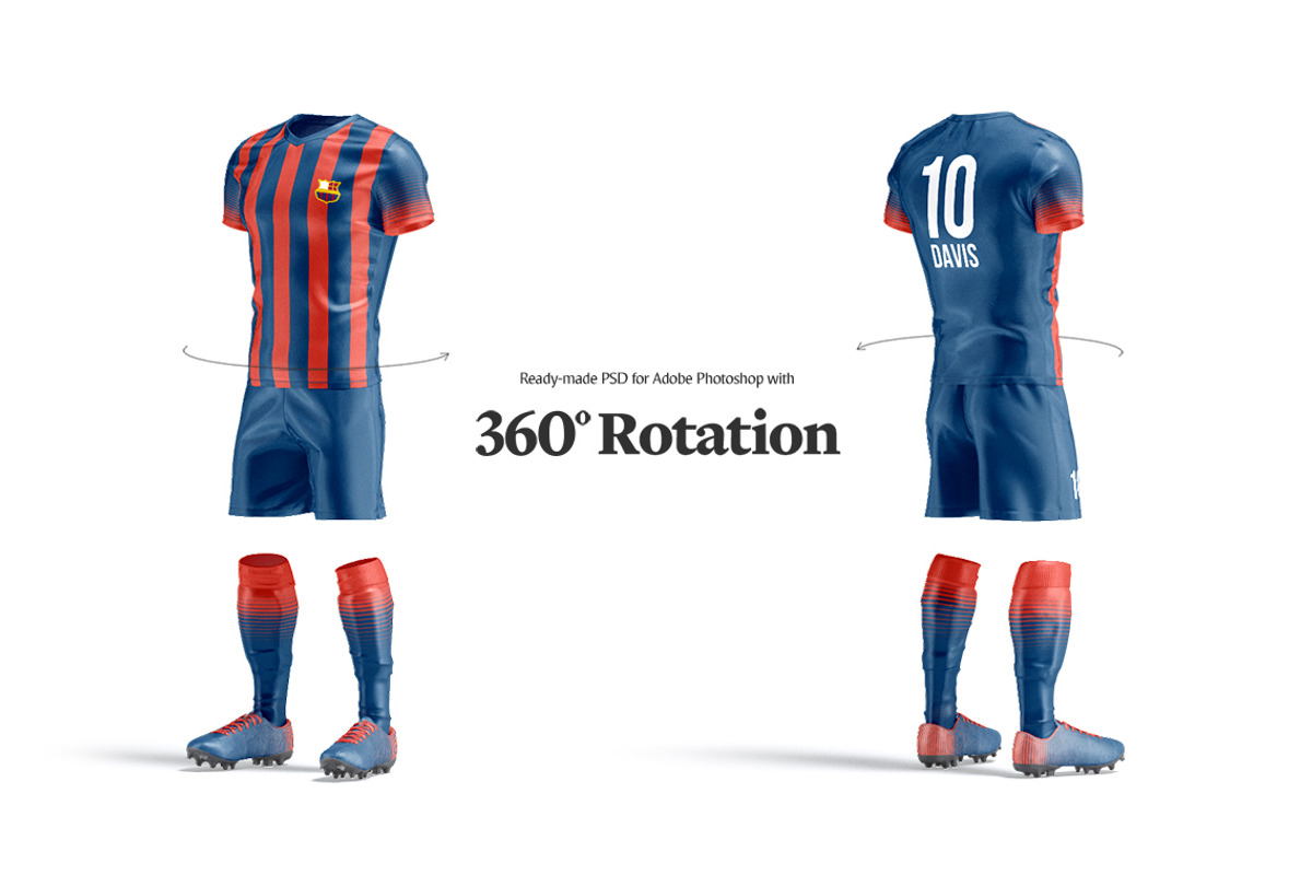 Soccer Kit Animated Mockup, an Apparel Mockup by rebrandy