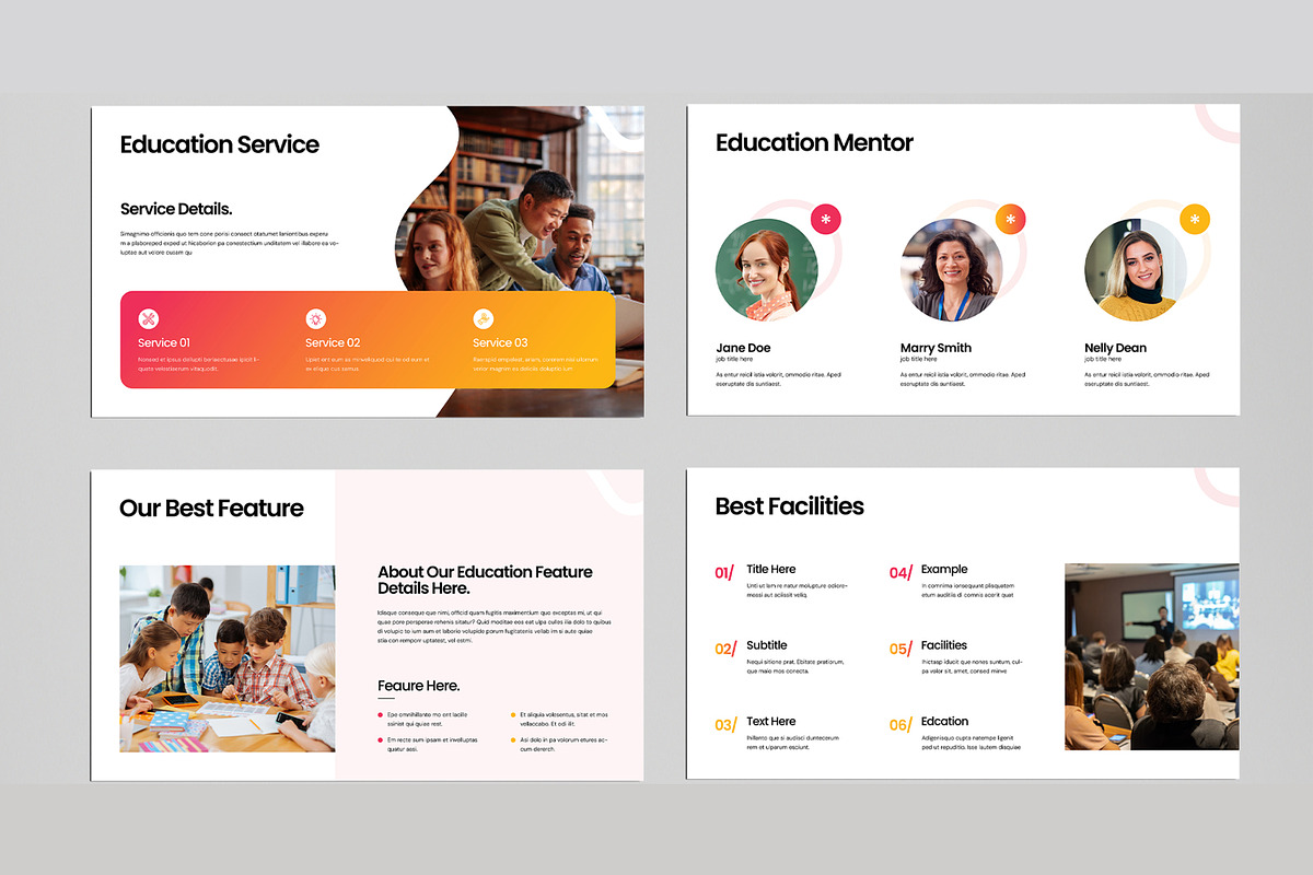 Education Presentation Template