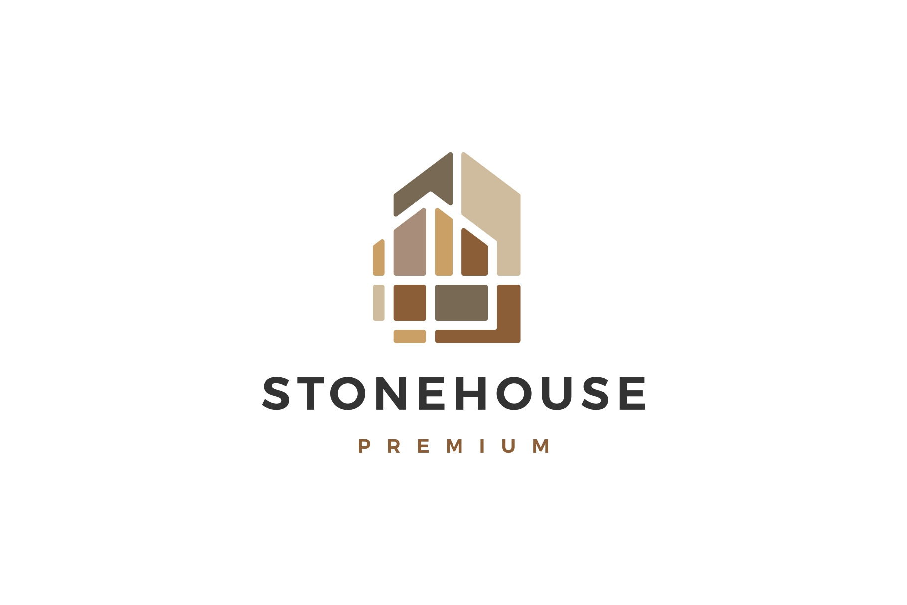 stone house home logo vector icon, a Branding & Logo Template by VSTRD ...