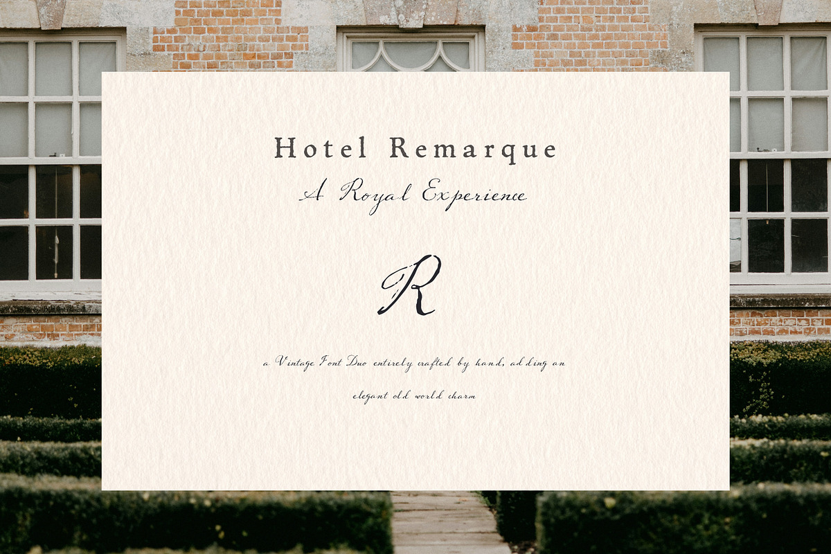 Vintage Serif & Antique Script Font