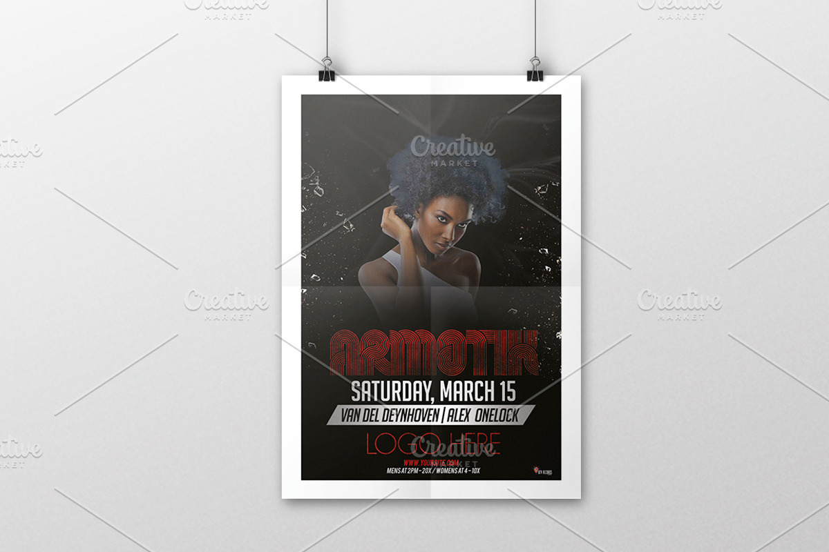 Flyer Afro Party, a Flyer Template by lawless graphic