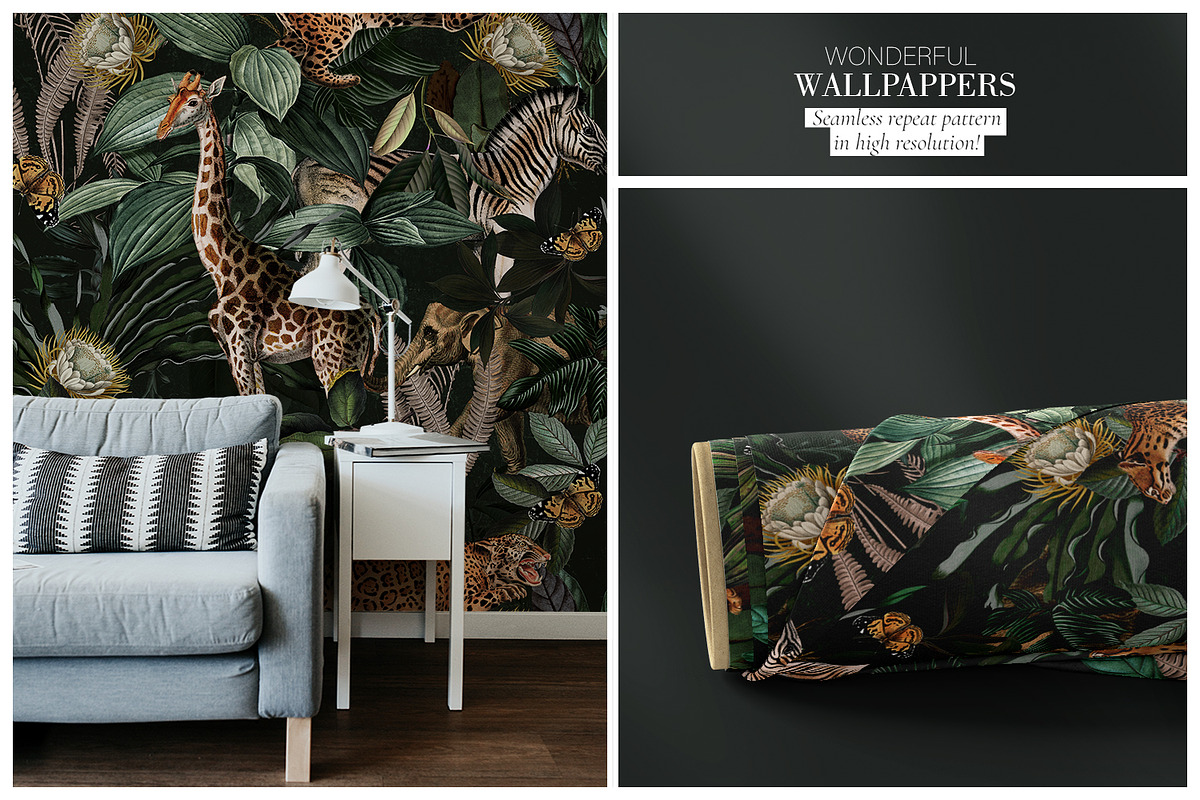 Wild pattern Summer, a Wallpaper Graphic by Luiz da Rolt Grathwohl
