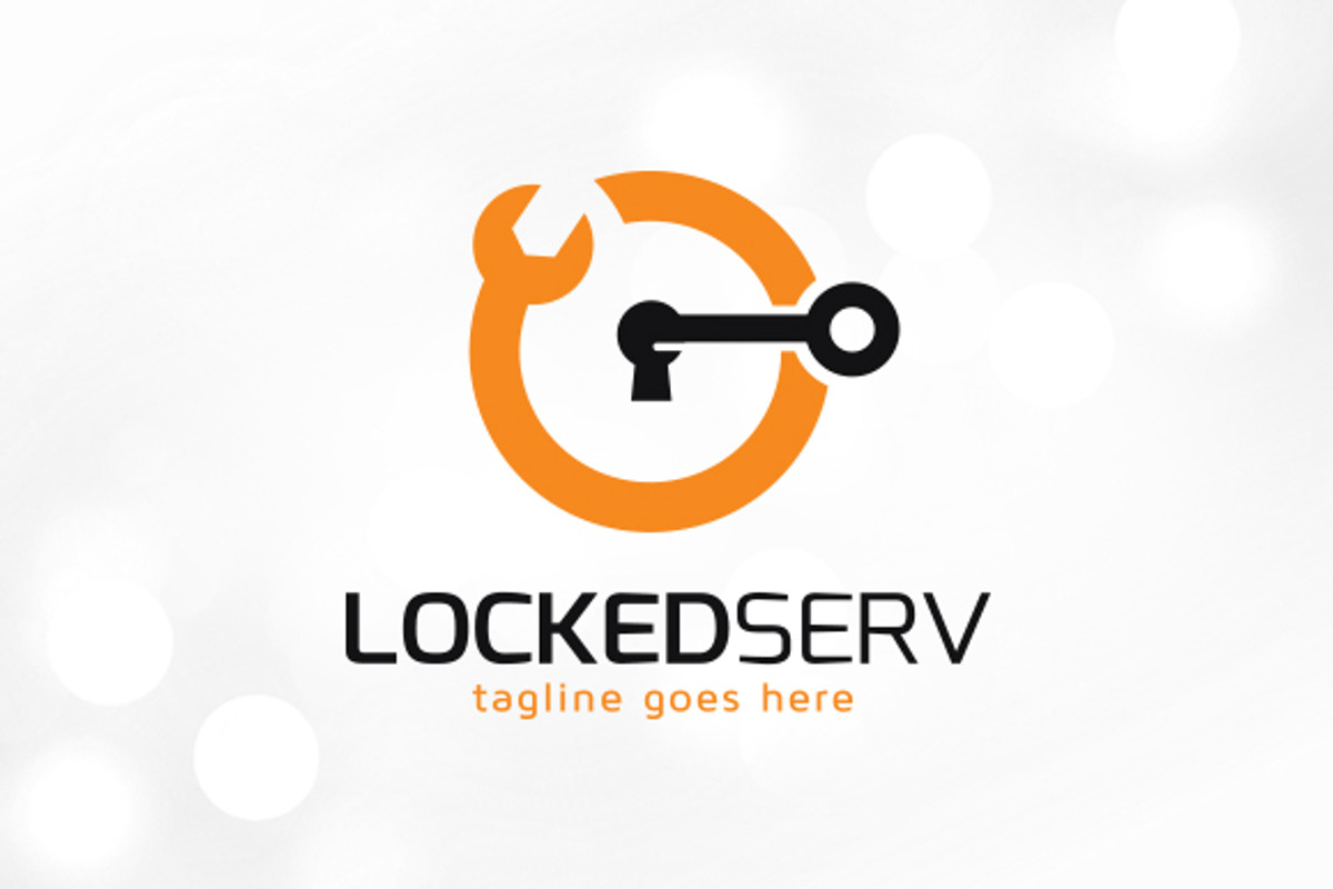 Lock Service Logo Template, a Branding & Logo Template by gunaonedesign