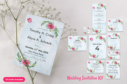 Wedding Invitation Kit, an Invitation Template by 3djagan