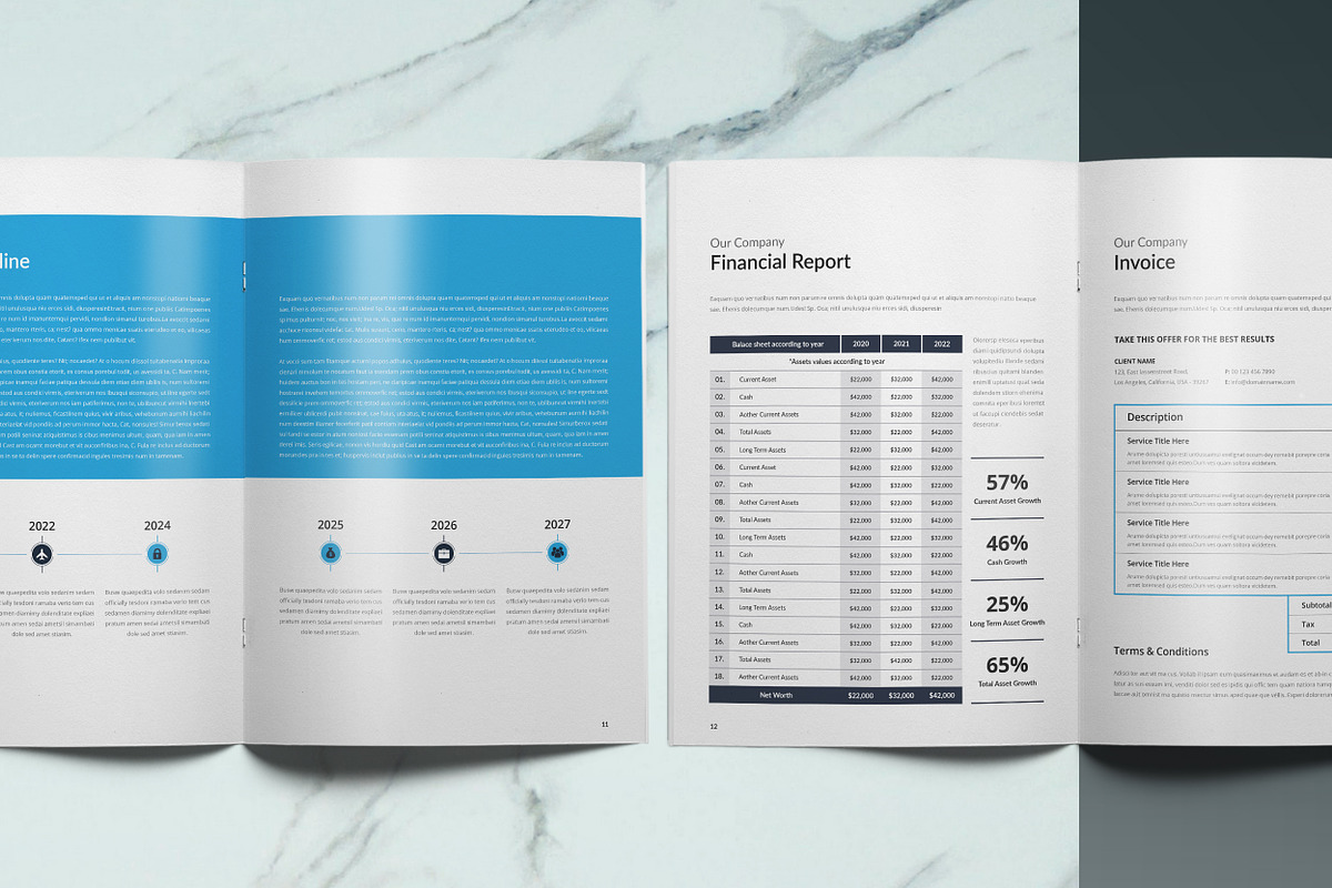 Project Proposal Word Template, a Brochure Template by TelaTemplates ...