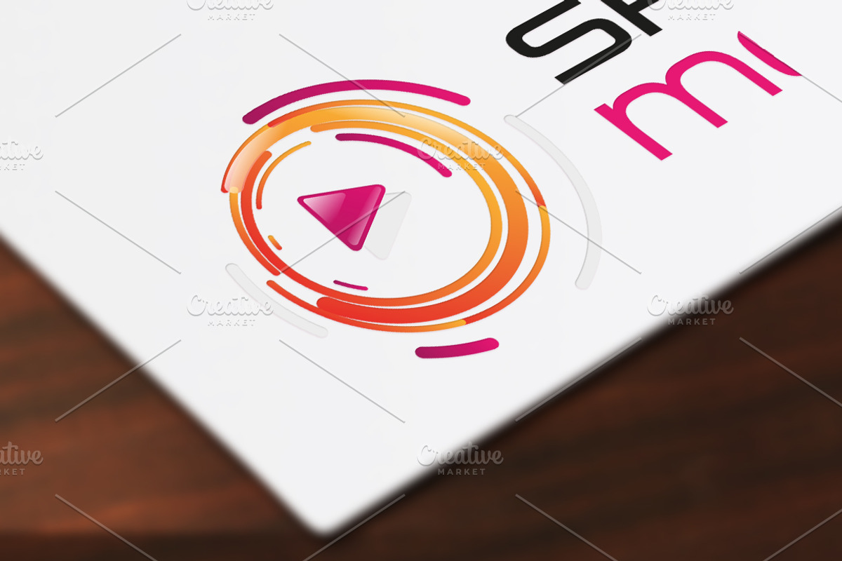 SpeedMedia logo, a Branding & Logo Template by SvNProd