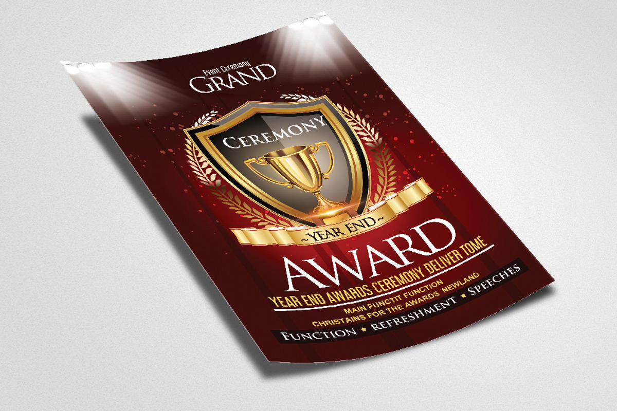 Grand Award Ceremony Flyer/Poster, a Flyer Template by Design Up