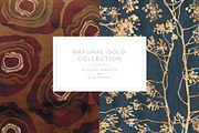 Natural Gold Patterns & Texture Pack, a Pattern Graphic by Blixa 6 Studios