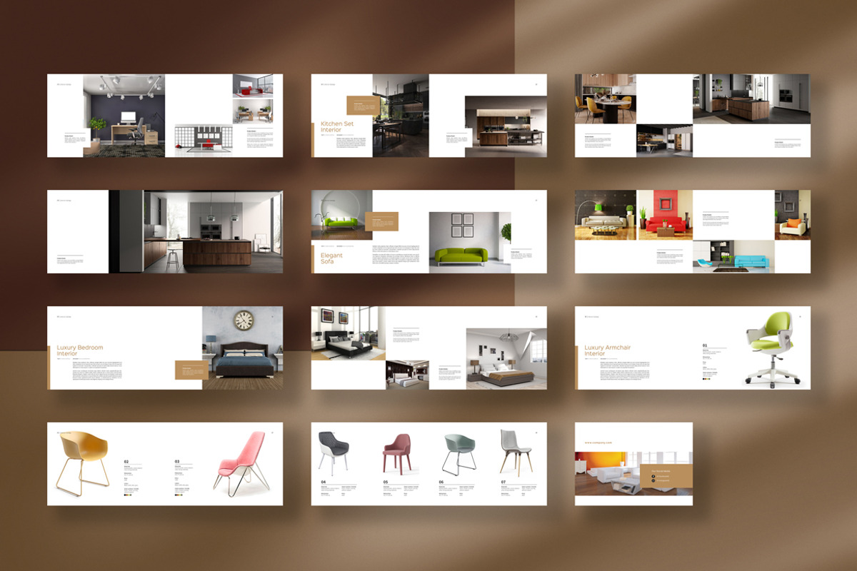 Interior Design Catalogs, a Brochure Template by adekfotografia