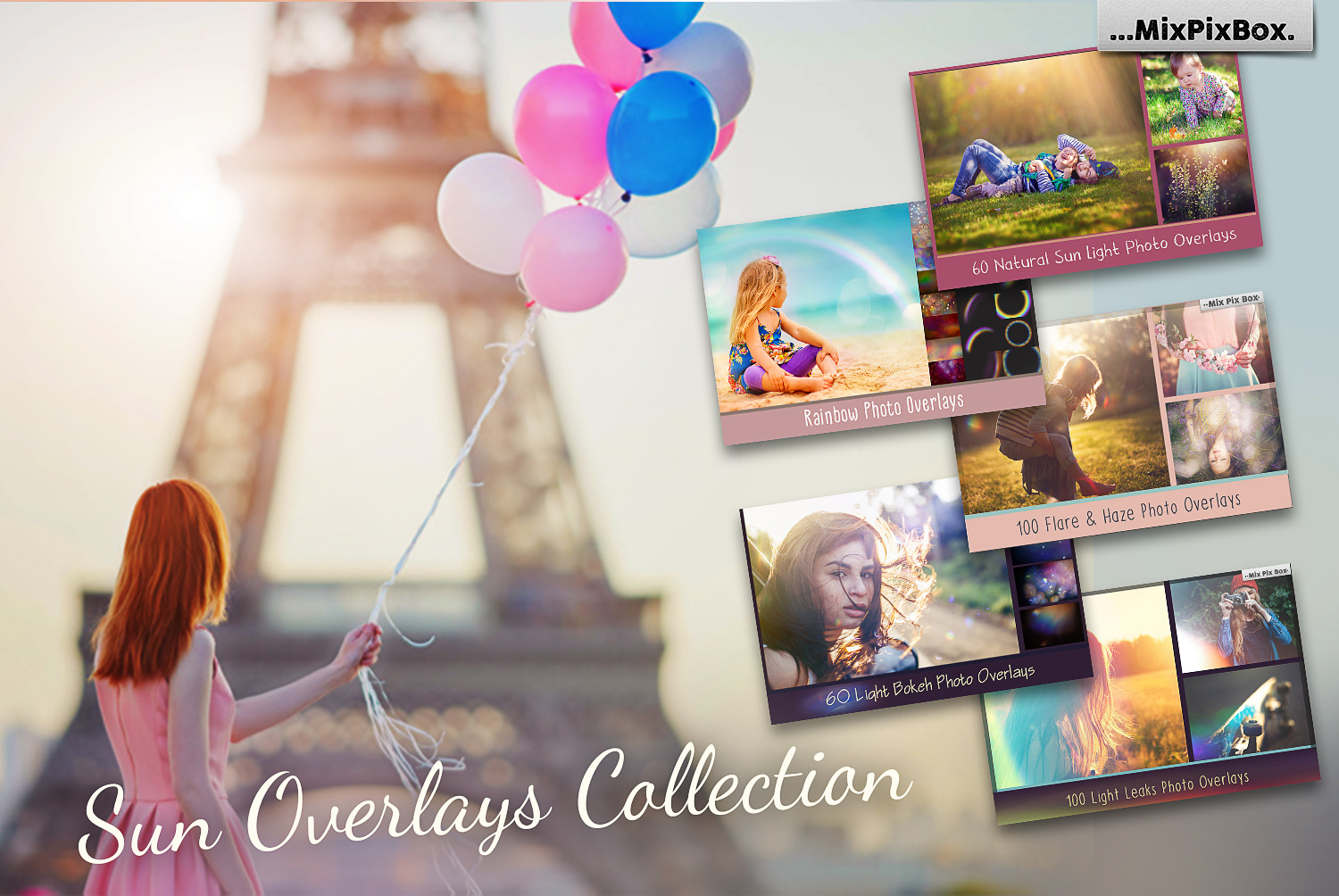 Sun Overlays Collection, a Layer Style Add-On by MixPixBox