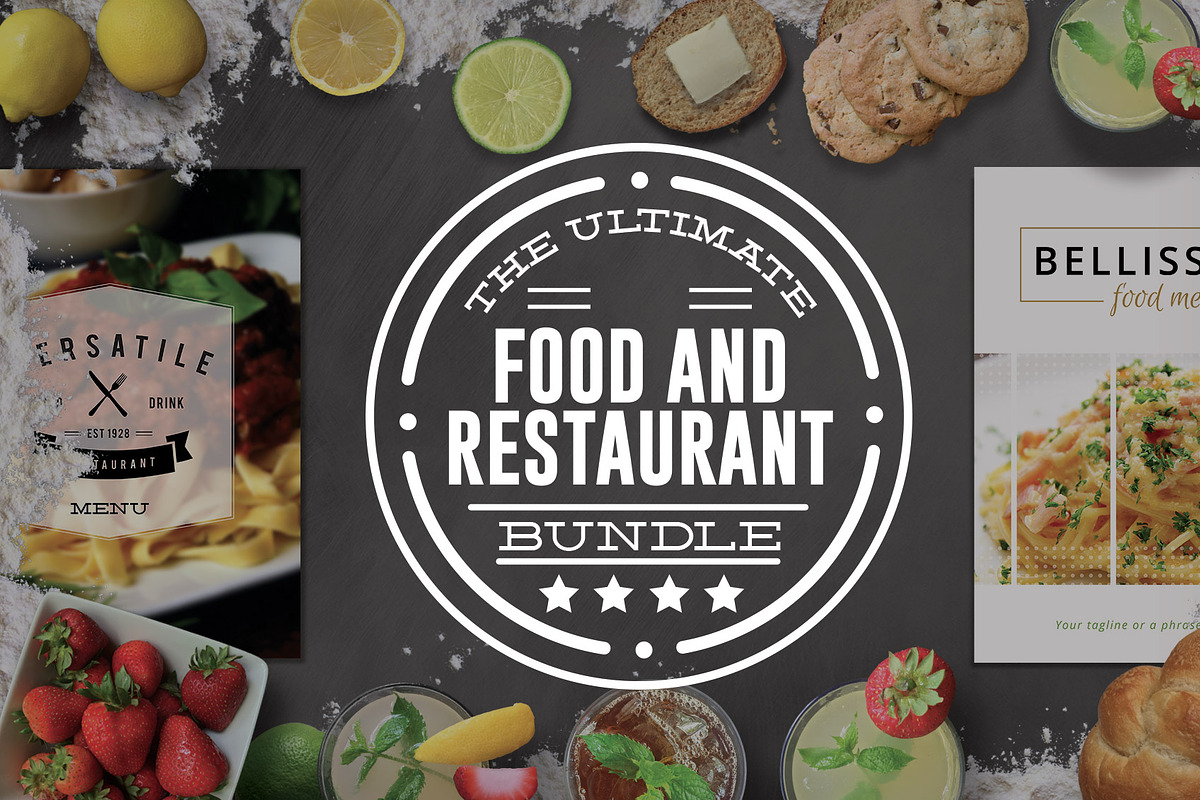Ultimate Food and Restaurant Bundle, a Product Mockup by Nathan Knight ...