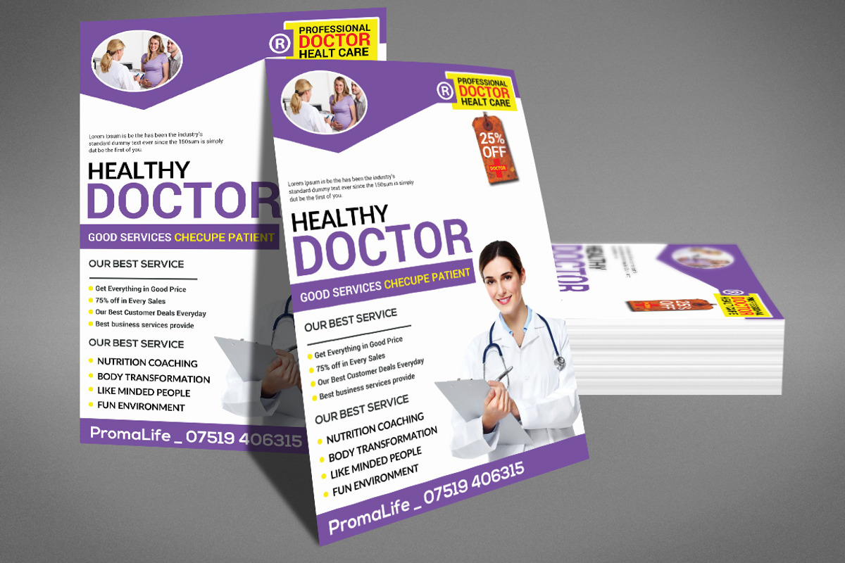 Doctor Flyer, a Flyer Template by graphicforest