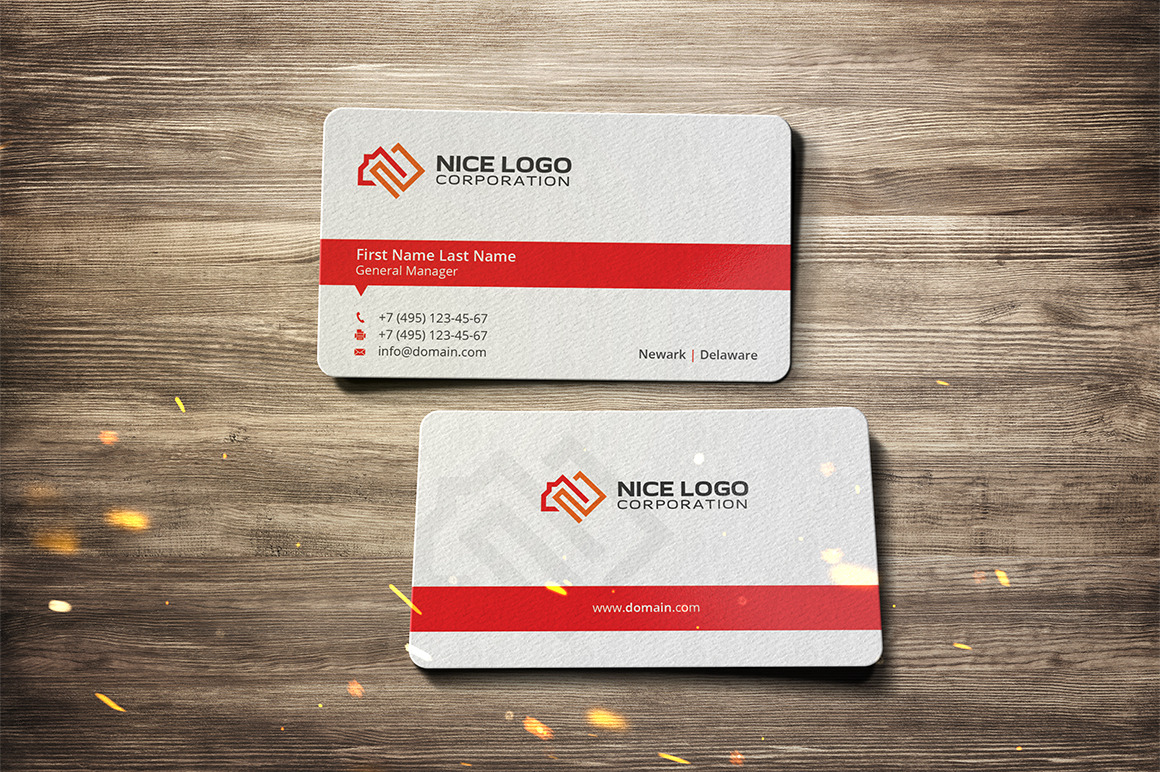 square meter business card, a Business Card Template by Indigo Graphic Shop