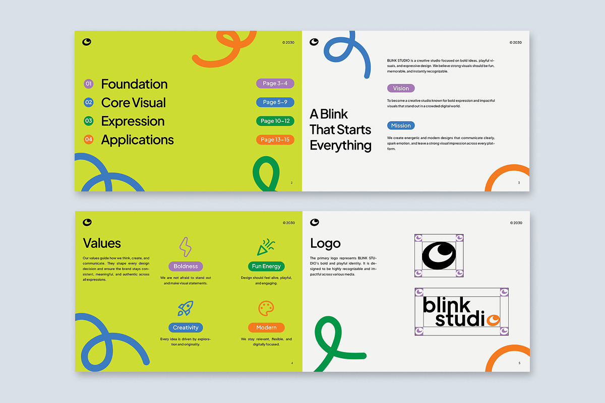 Brand System for Creative Teams, a Branding & Logo Template by twinstd