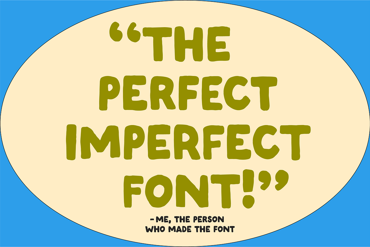 Imperfect! Handwritten Sans Serif Font