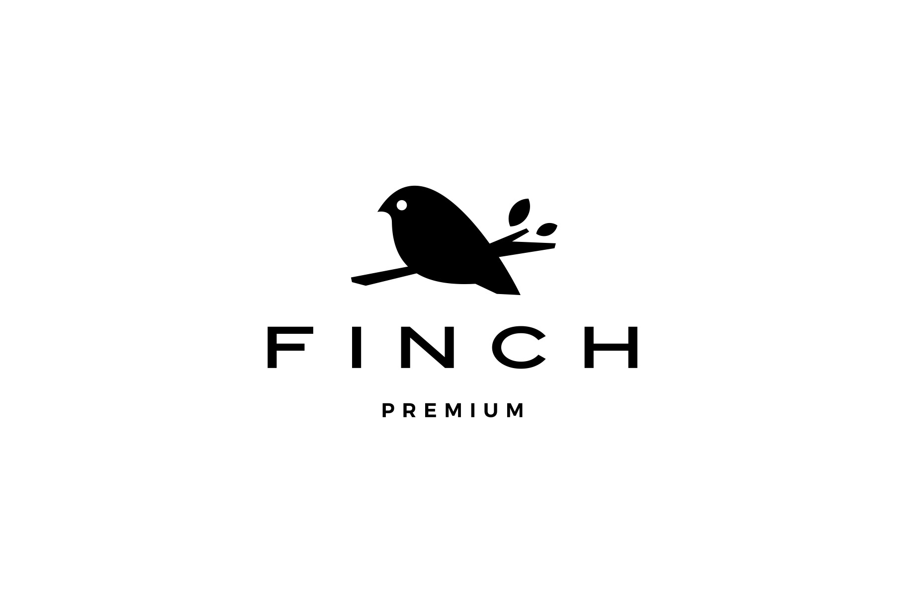 finch bird logo vector icon | Branding & Logo Templates ~ Creative Market