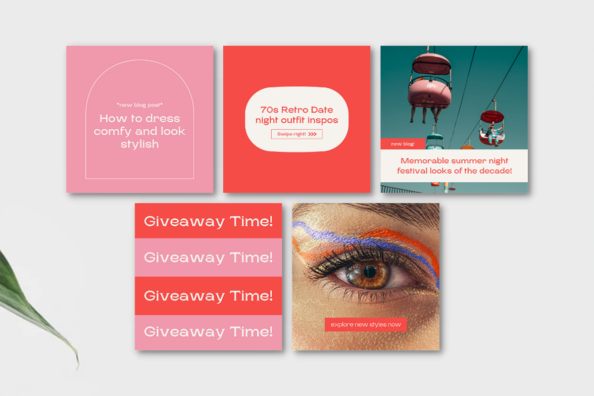 Bold Social Media Templates