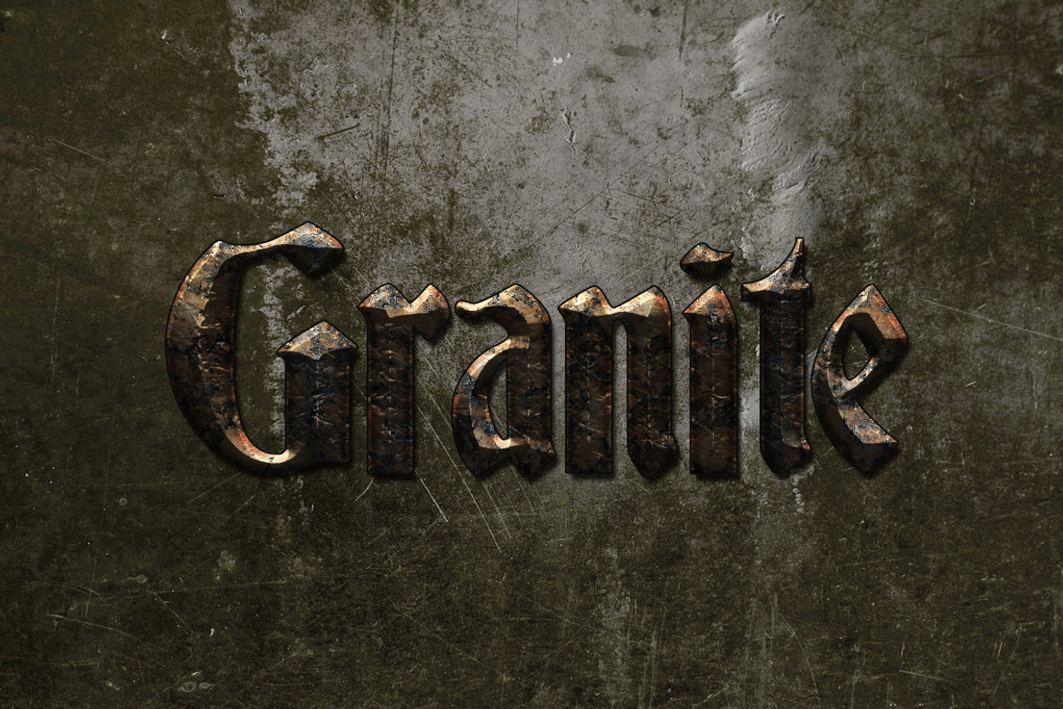 Stone Text Styles for Photoshop, a Layer Style Add-On by Creativenauts