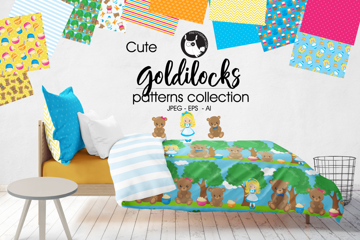 GOLDILOCKS Pattern collection, a Pattern Graphic by PrettyPatterns