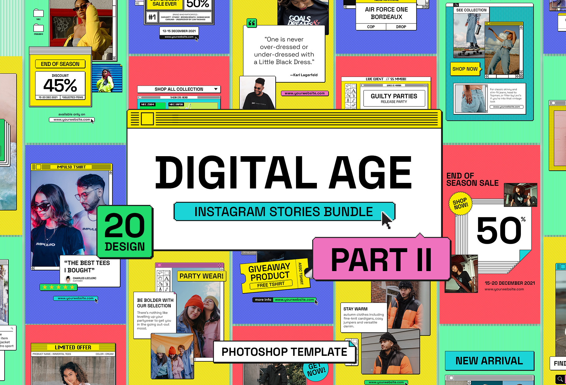Digital Age Instagram Stories Part 2, a Social Media Template by muhisya