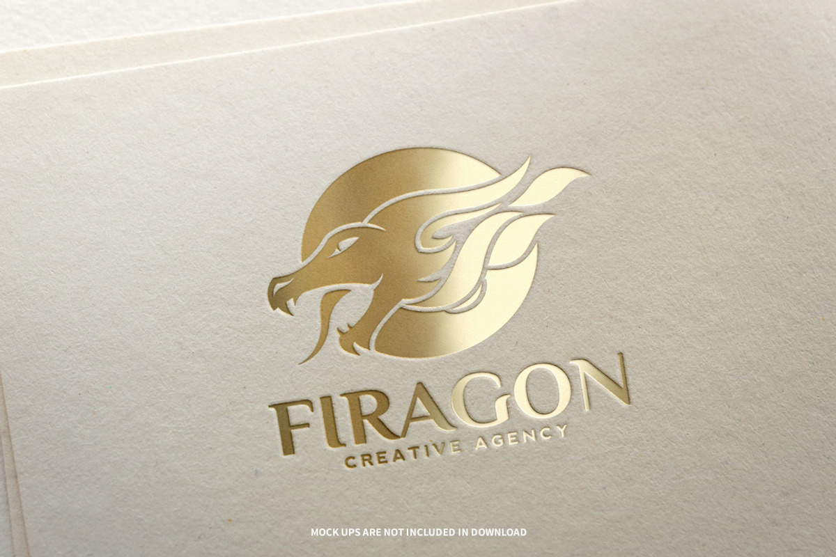 Fire Dragon Logo Template, a Branding & Logo Template by LOGOMAGINE
