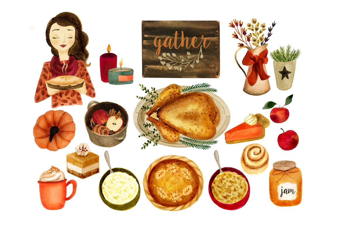 Thanksgiving dinner, a Graphic by Rosabebe