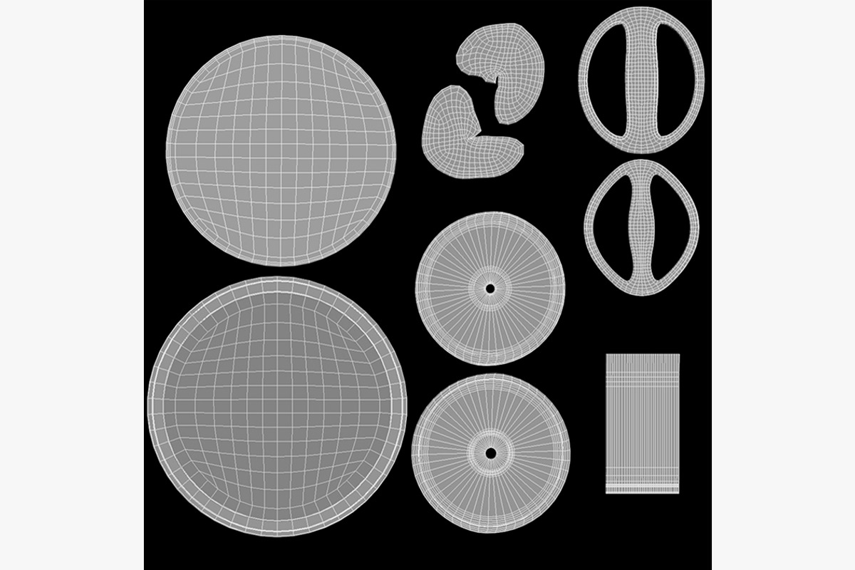 Round Enamel Pin 3D Model, an Object 3D Model by rebrandy | Creative Market