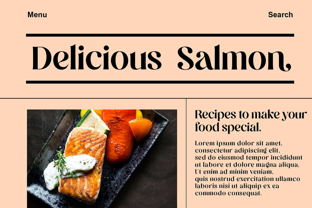 Megan Display Font, a Sans Serif Font by INKSUN™