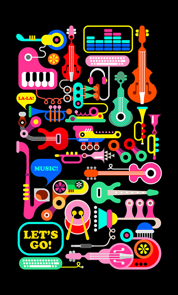 Musical Composition, an Illustration by danjazzia