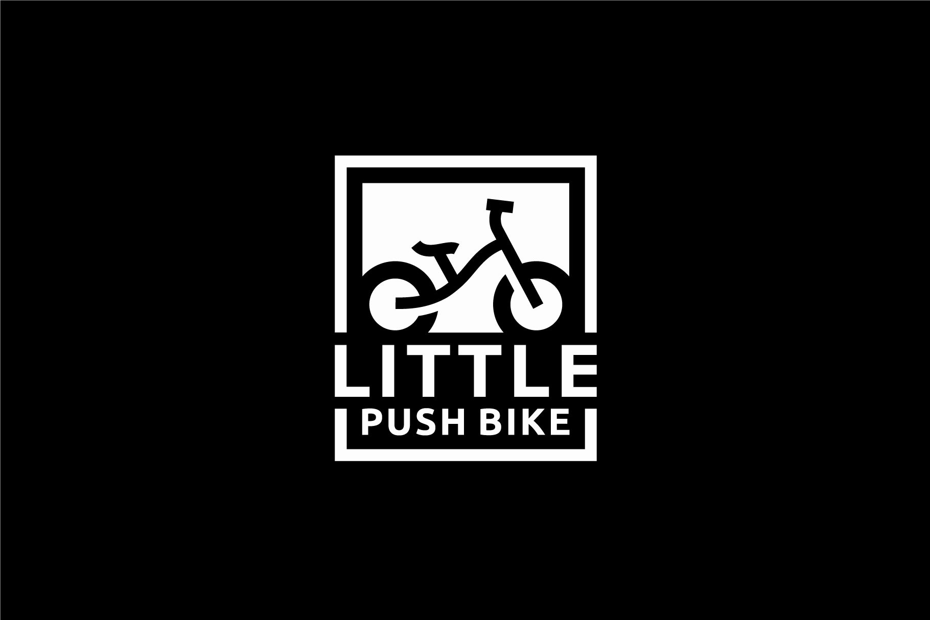 Simple Square Kid Push Bike logo, a Branding & Logo Template by Enola99d
