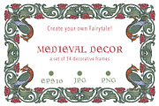 Medieval Decorative Frames, a Decorative Illustration by AntonPix Studio