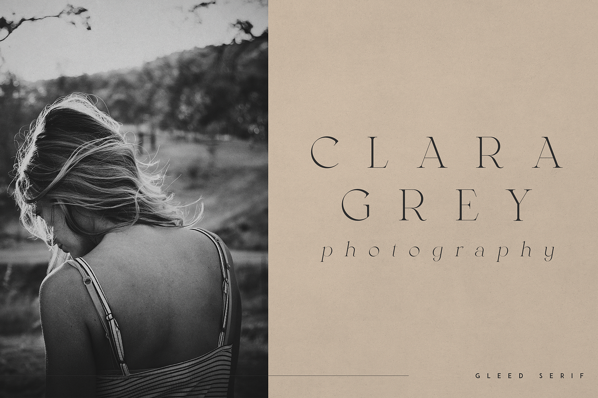 Gleed - serif typeface