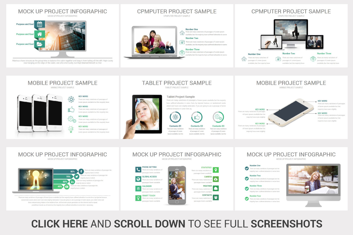 Mock-ups PowerPoint Template, a Presentation Template by OceanArt