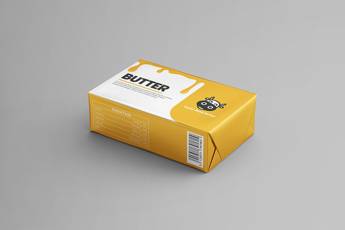 Country Foil Butter Mockup