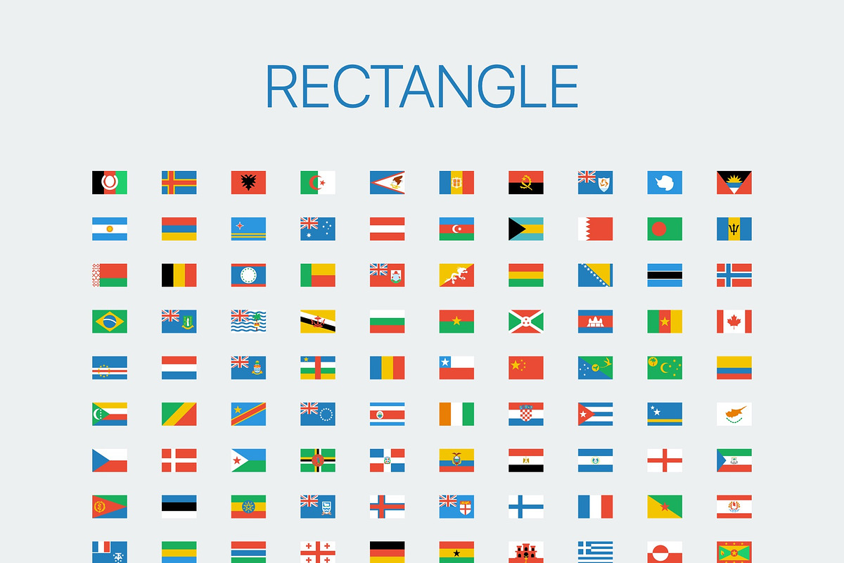 Simplified World Flags, an Icon by Xinh Studio