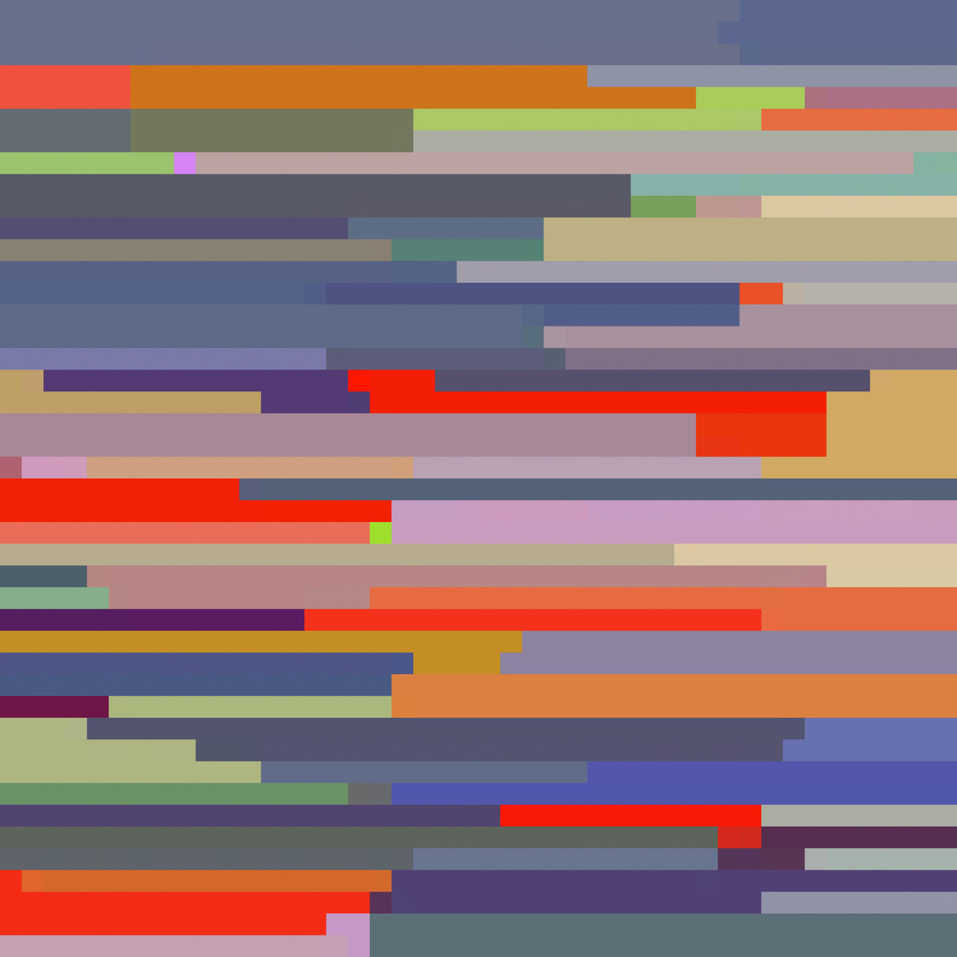 Horizontal Pixel Stripes Pattern, a Pattern Graphic by SJagiello